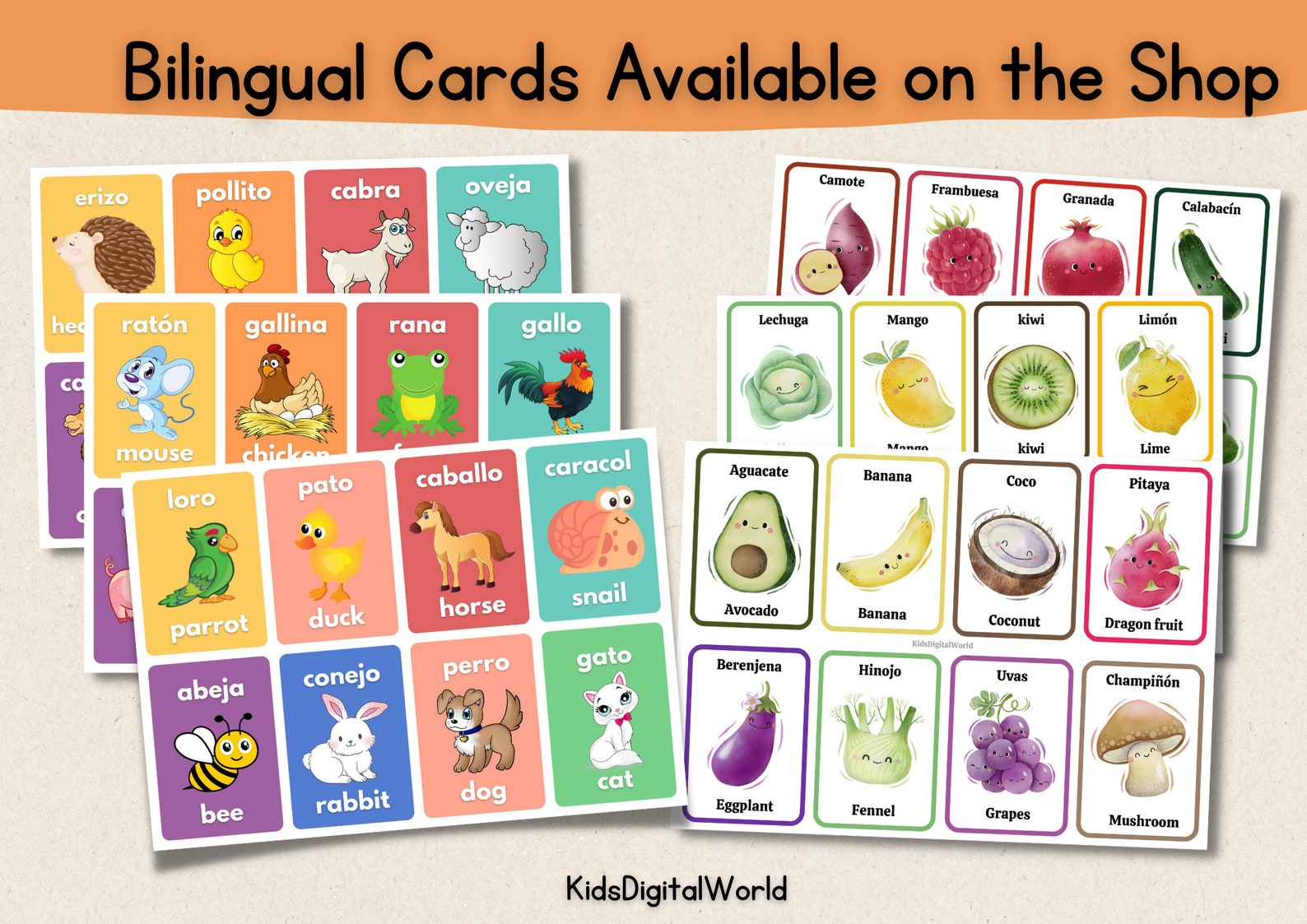 Watercolor Colors Flash Cards Colorful Flashcards - Etsy