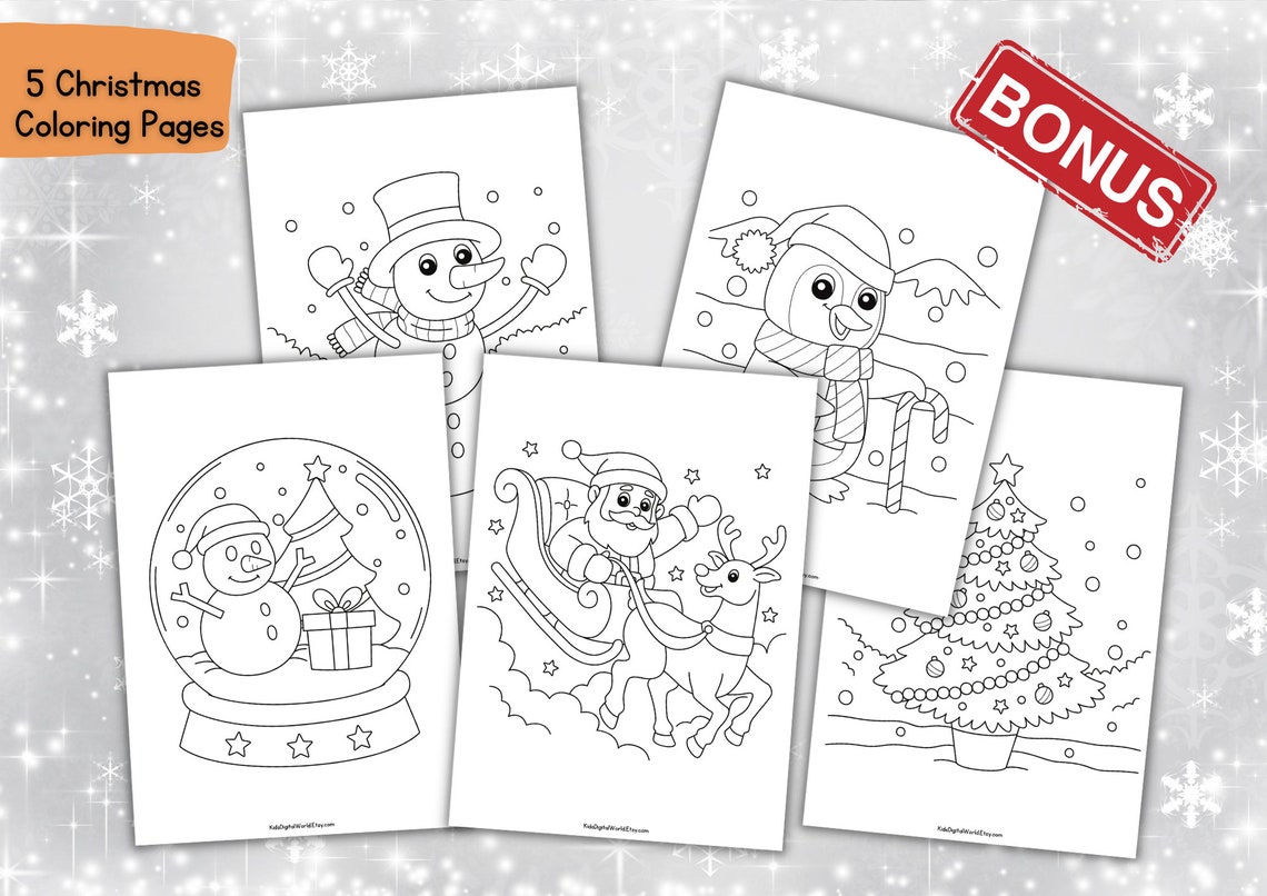 Christmas Bucket List Printable, Christmas Activity Checklist, Winter ...