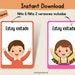 Spanish Feelings and Emotions Toddler Flash Cards Emotion Flashcards ...