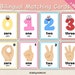 Colorful Bilingual Number Flash Cards: Counting 0-10 (PDF) - Etsy