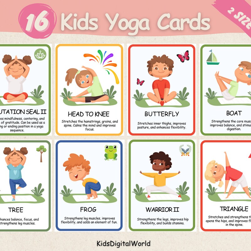 Yoga Poses - Etsy