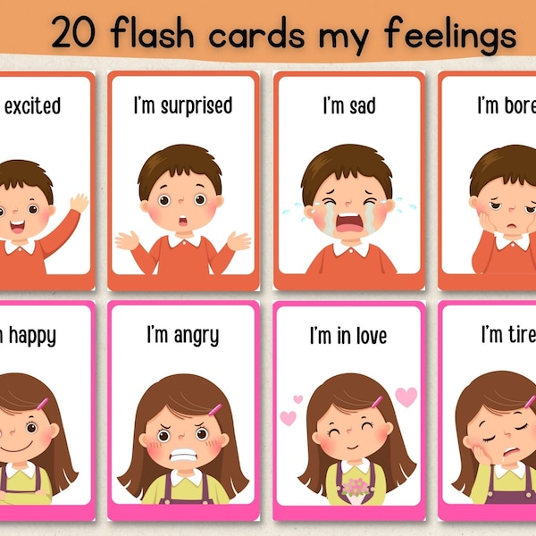 Toddler Flash Cards - Etsy UK