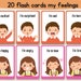Feelings and Emotions Toddler Flash Cards Emotion Flashcards ...