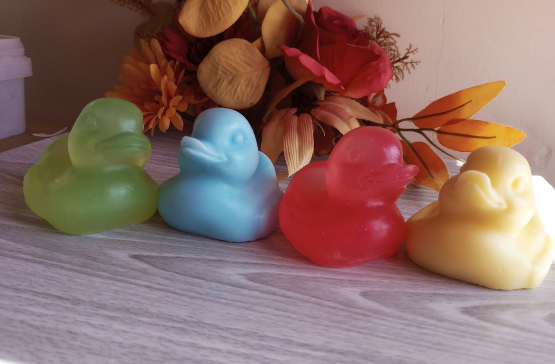 Any Colour Rubber Ducky Soap | Cute Little Duck Soap Clear Glycerin or ...