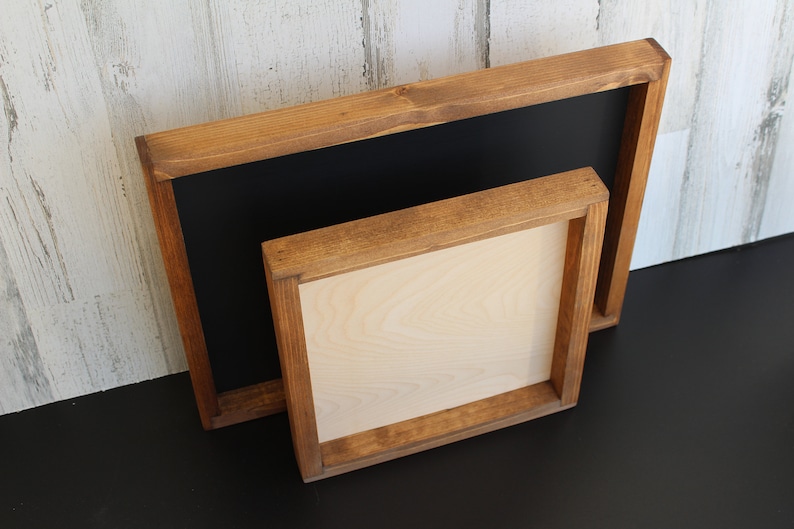 Stained Frame, Wood Sign Blank, Wood Frames, DIY Wood Sign, Laser Blank, Vinyl Sign Blanks ...