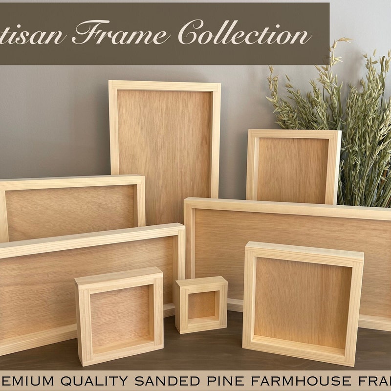 Unfinished Wood Picture Frames - Etsy