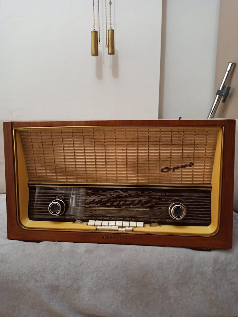 Telefunken Opno 9 1957 , Vintage Radio, Old Radio , Made in Germany ...