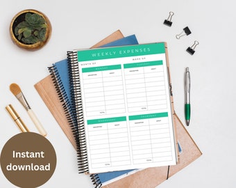 Expense Tracker, Business Expense Log Printable, Spending Tracker ...
