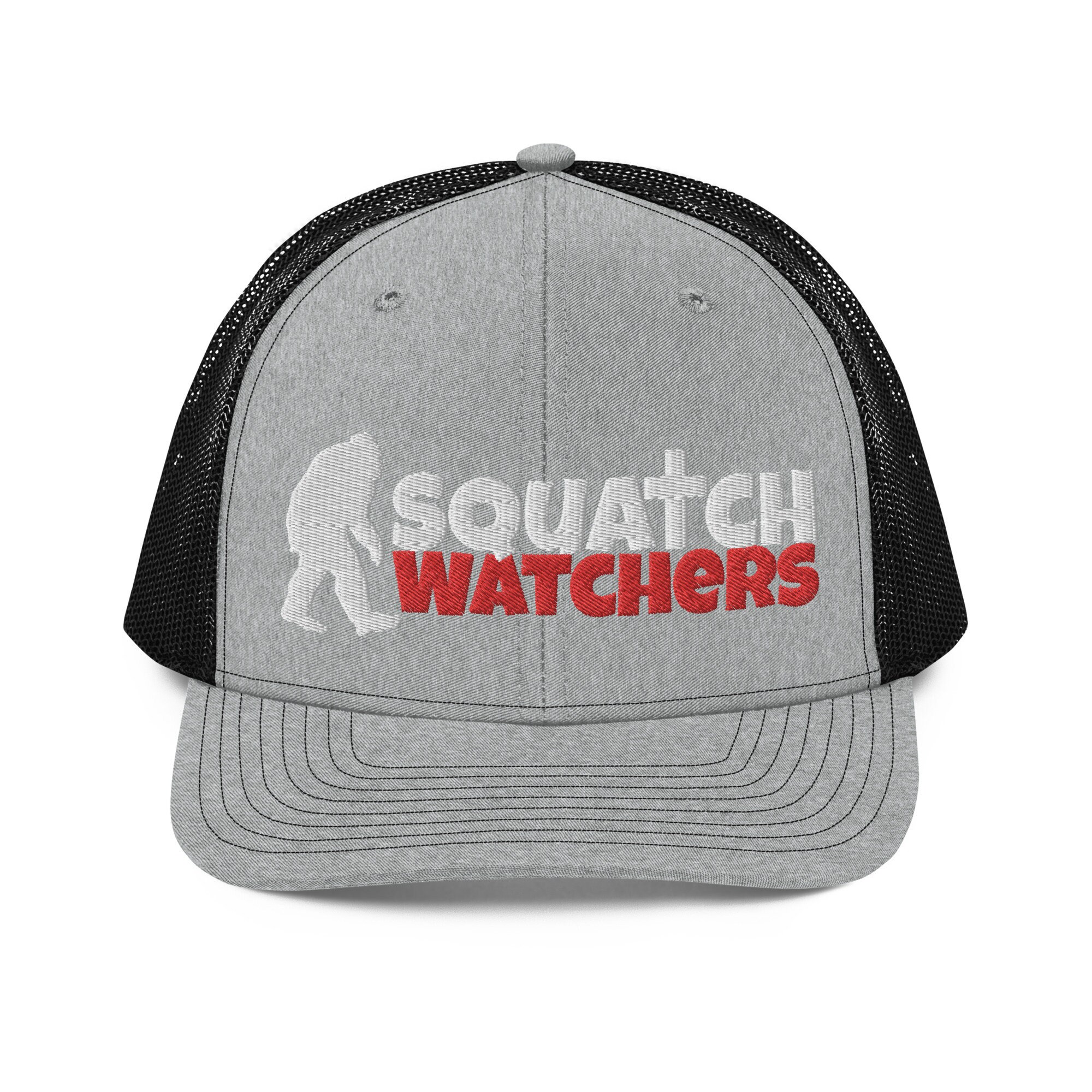 3D Puff Squatch Watchers Bigfoot Richardson Trucker Cap | Bigfoot ...