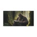 Bigfoot Reading a Book, Bigfoot Canvas Wall Art, Canvas Photo Print ...