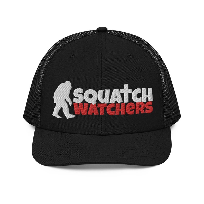 3D Puff Squatch Watchers Bigfoot Richardson Trucker Cap | Bigfoot & Cryptid Hat - Etsy