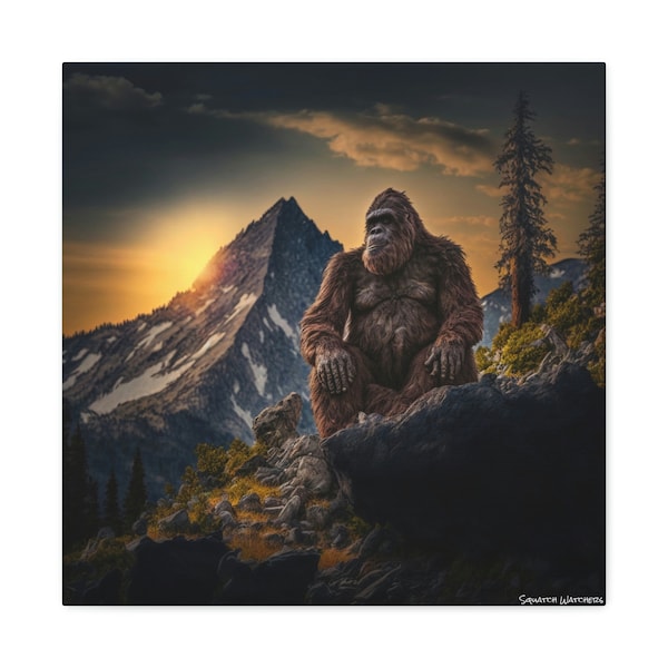 Bigfoot Art - Etsy