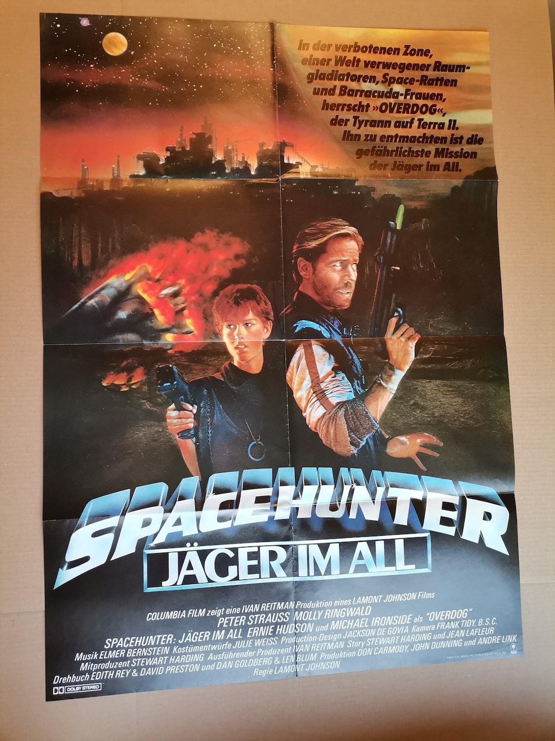 Spacehunter Peter Strauss Molly Ringwald Original Movie - Etsy