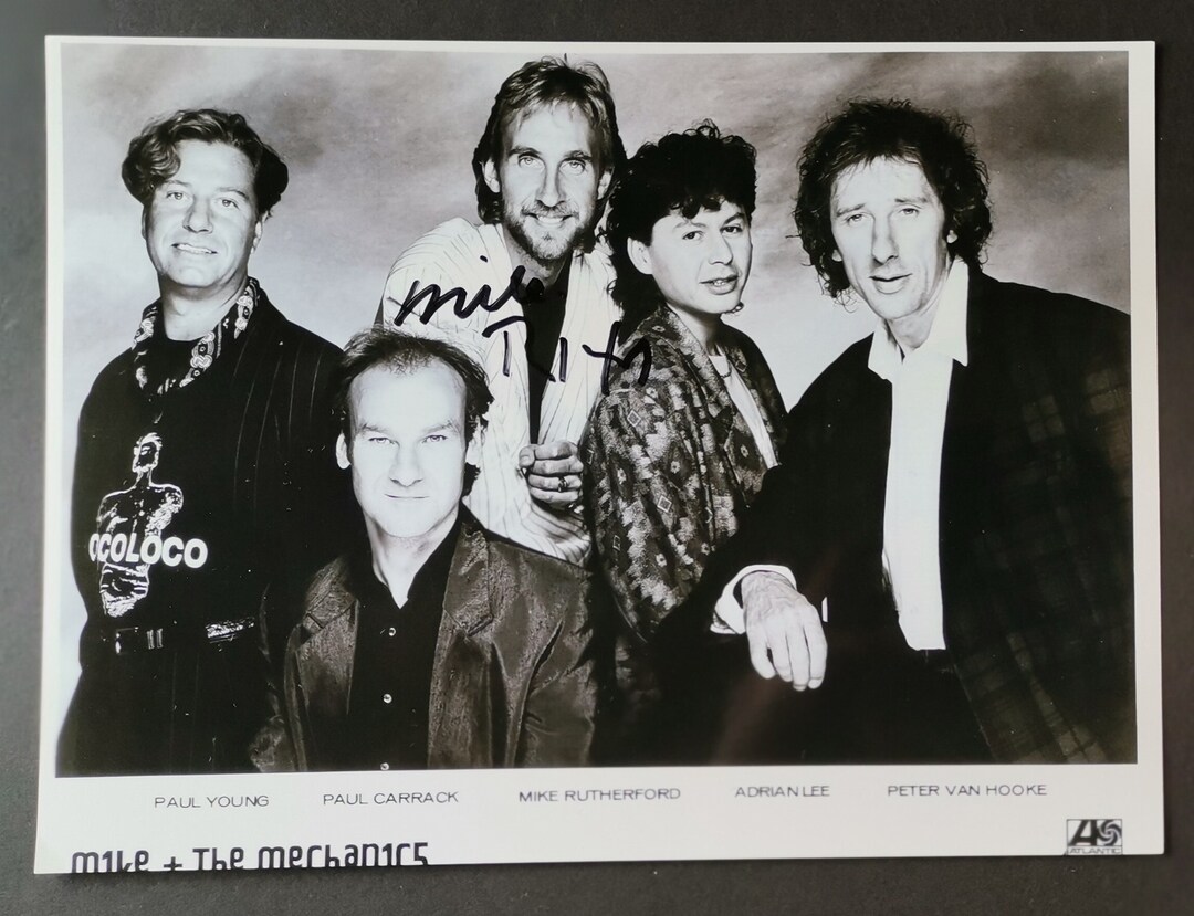 Mike Rutherford, Genesis, Mike & the Mechancs, Rock Band, Signed ...