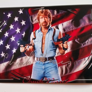 Chuck Norris, Signed Autographed Photo 6x8 In - Etsy