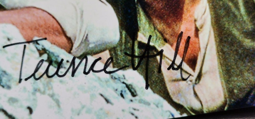 Terence Hill Signed Autographed Photo Extremely Rare - Etsy