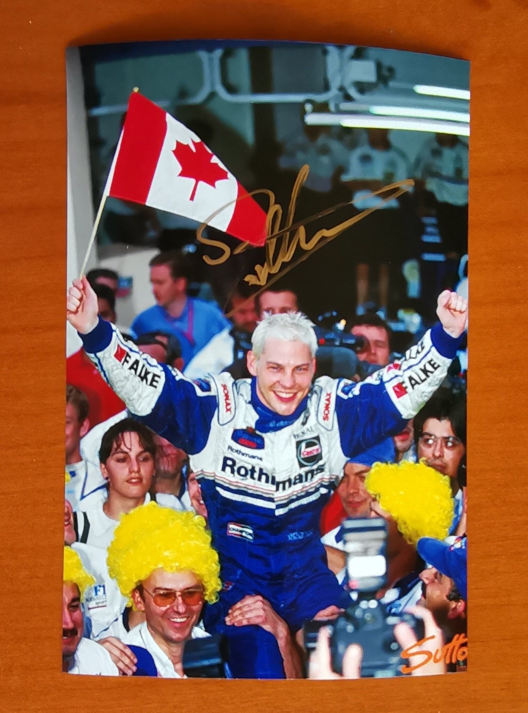 Jacques Villeneuve, Nascar, Formula 1 Signed Autographed Photo - Etsy