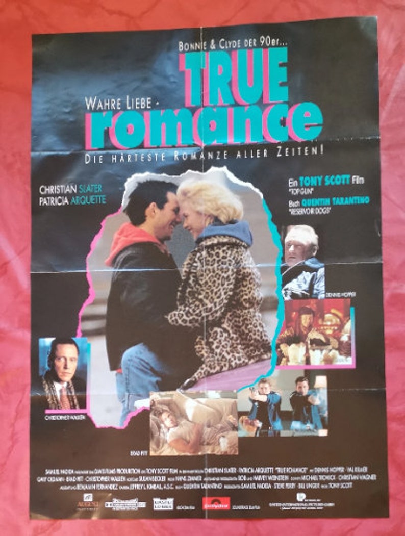 True Romance, Christian Slater, Patricia Arquette, Dennis Hopper ...