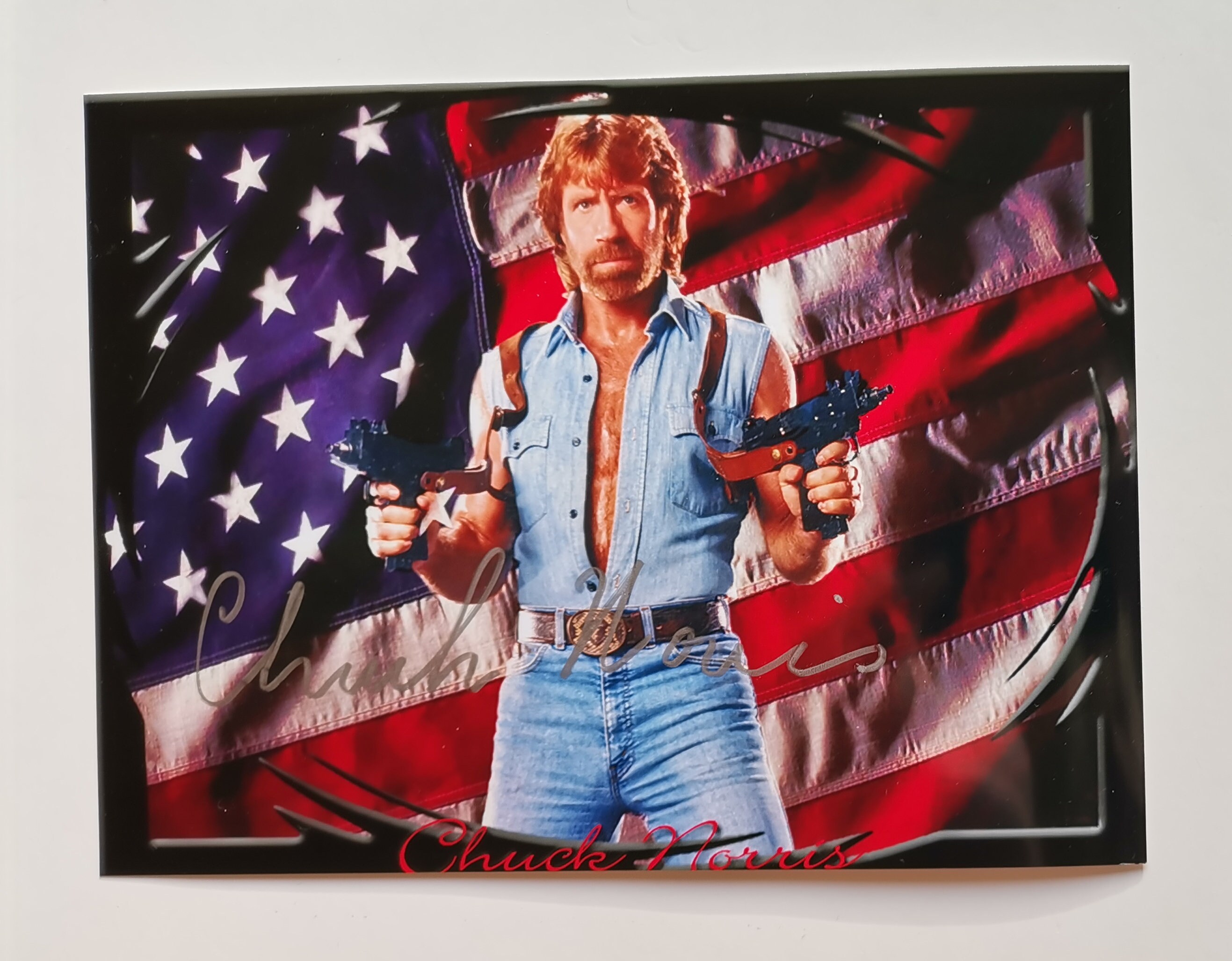 Chuck Norris, Signed Autographed Photo 6x8 In - Etsy