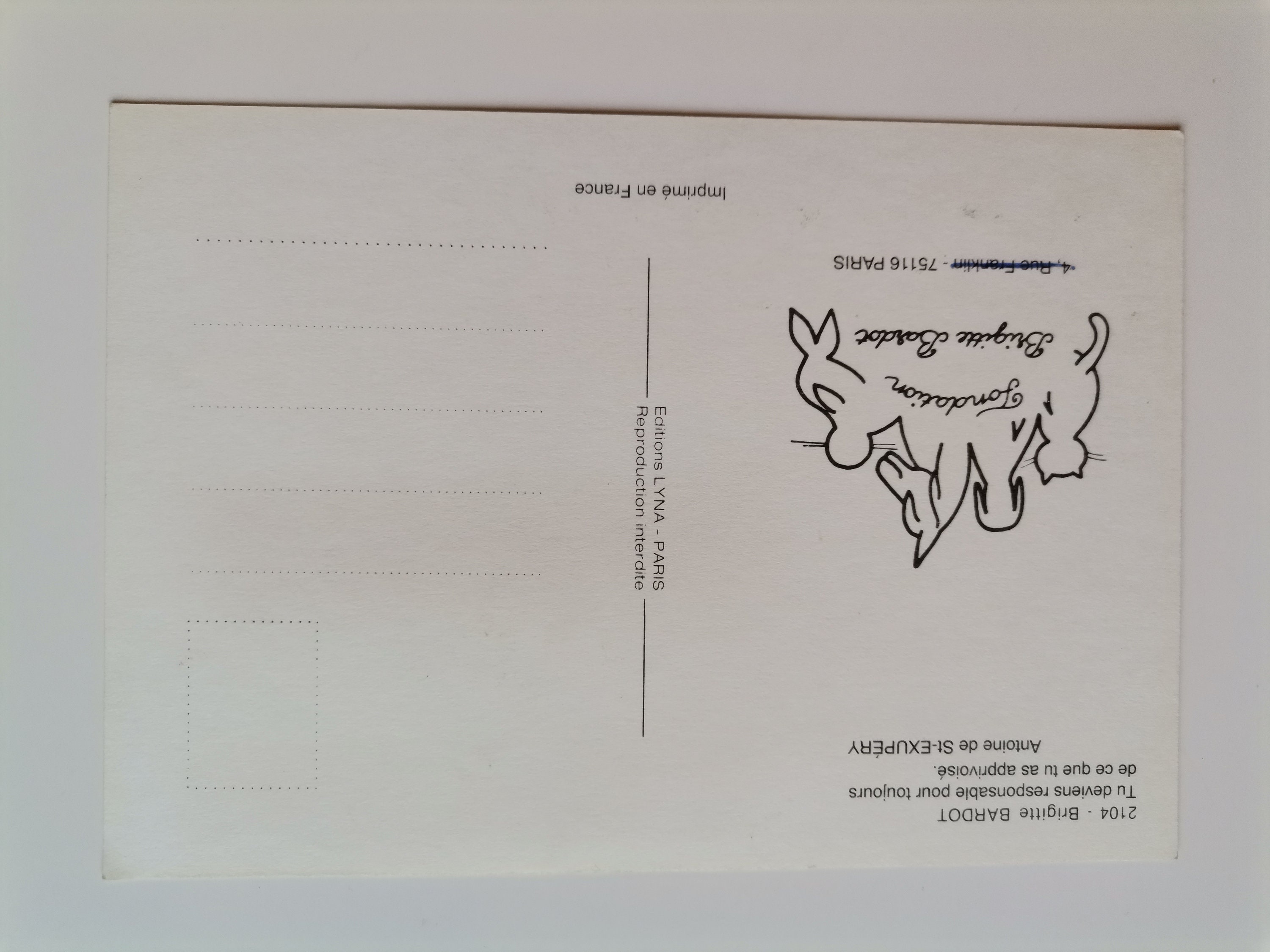 Brigitte Bardot, Rum Runners, Signed Autograph on Photo Postcard 6x4 - Etsy