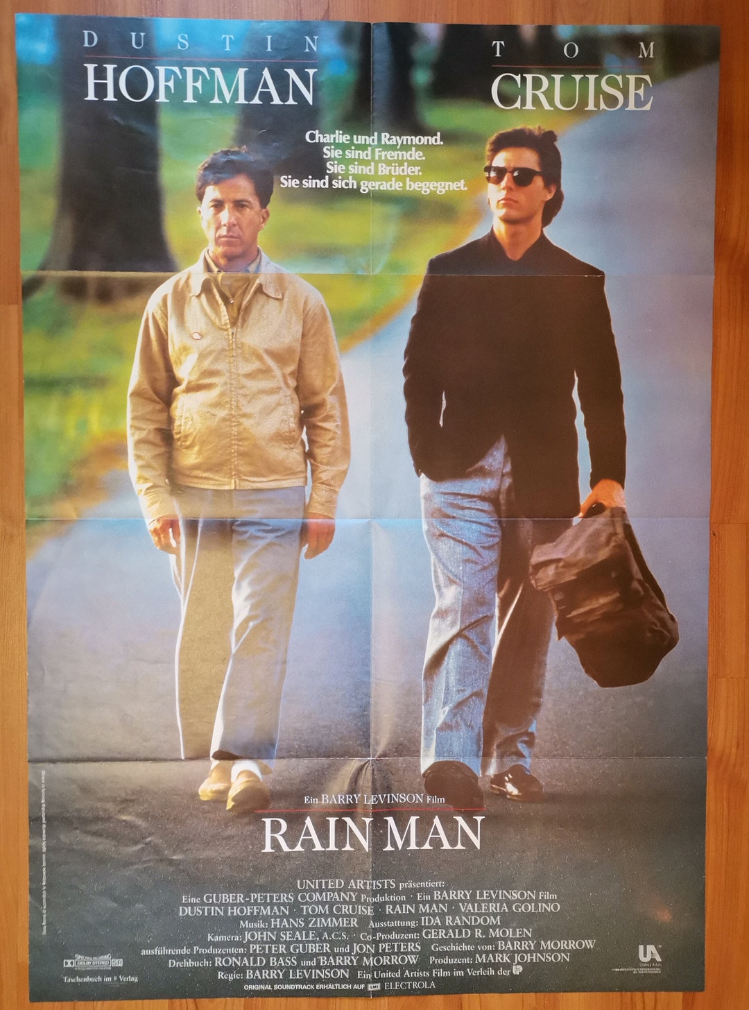 Rain Man Dustin Hoffman Tom Cruise Original Movie Poster - Etsy