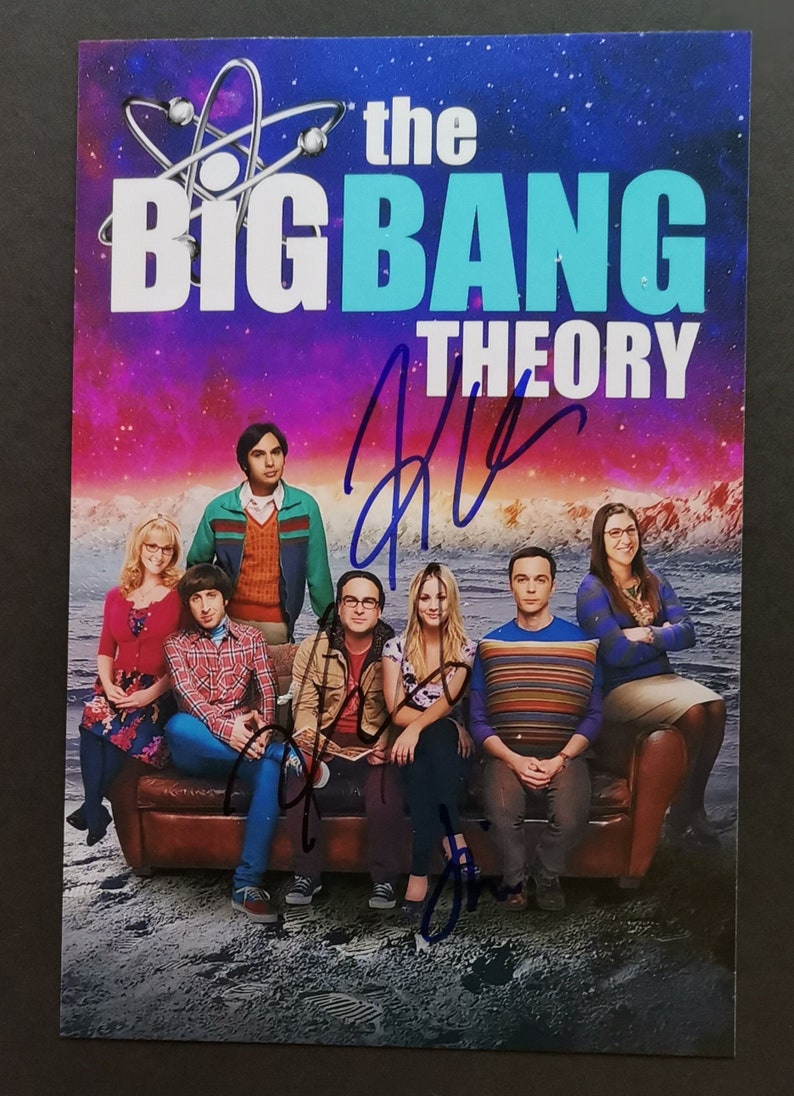 The Big Bang Theory, Cast 3x Multi Signed Autograph - Etsy
