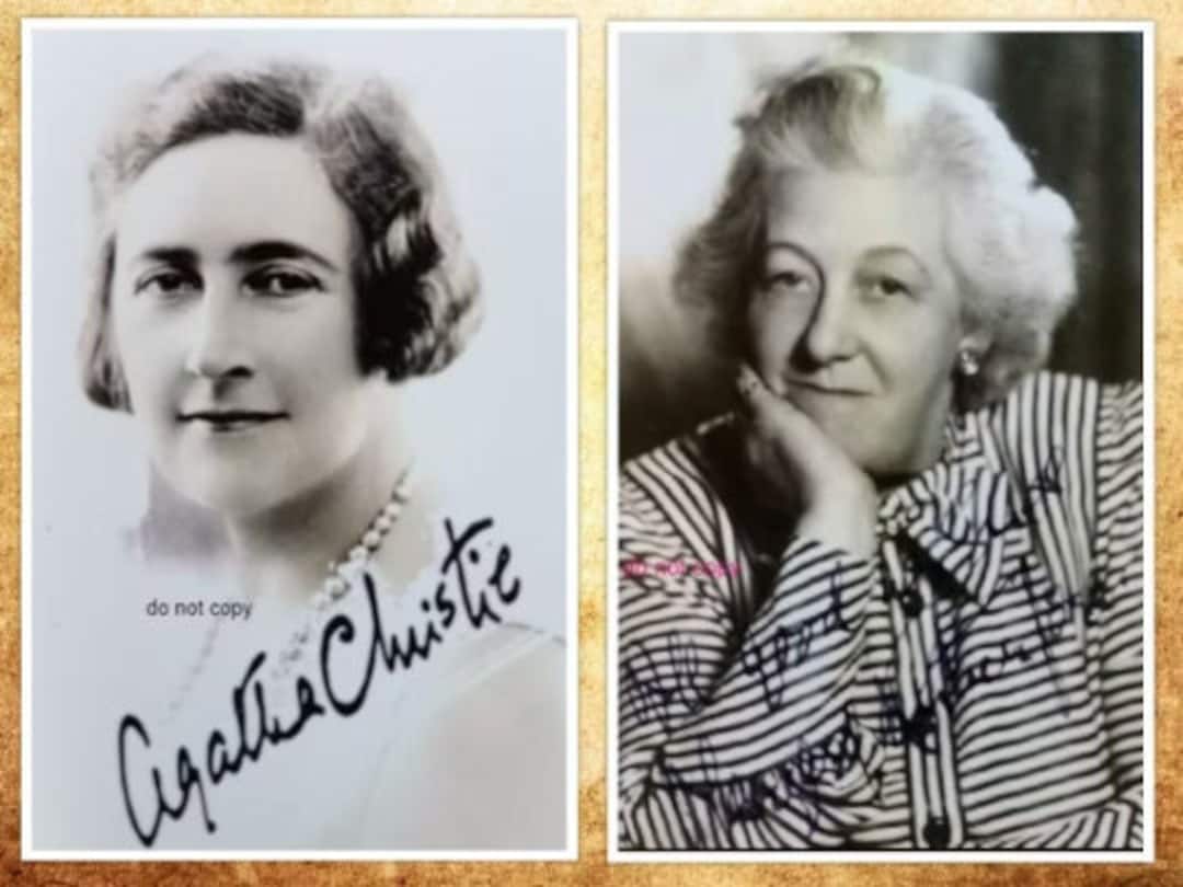Agatha Christie Margaret Rutherford Reprint Autograph Miss - Etsy