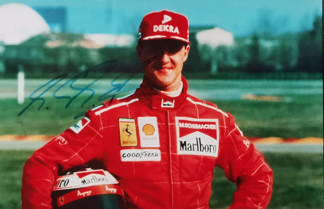 Michael Schumacher, Farrari, Formula 1, Signed Autographed 6x4 Photo - Etsy