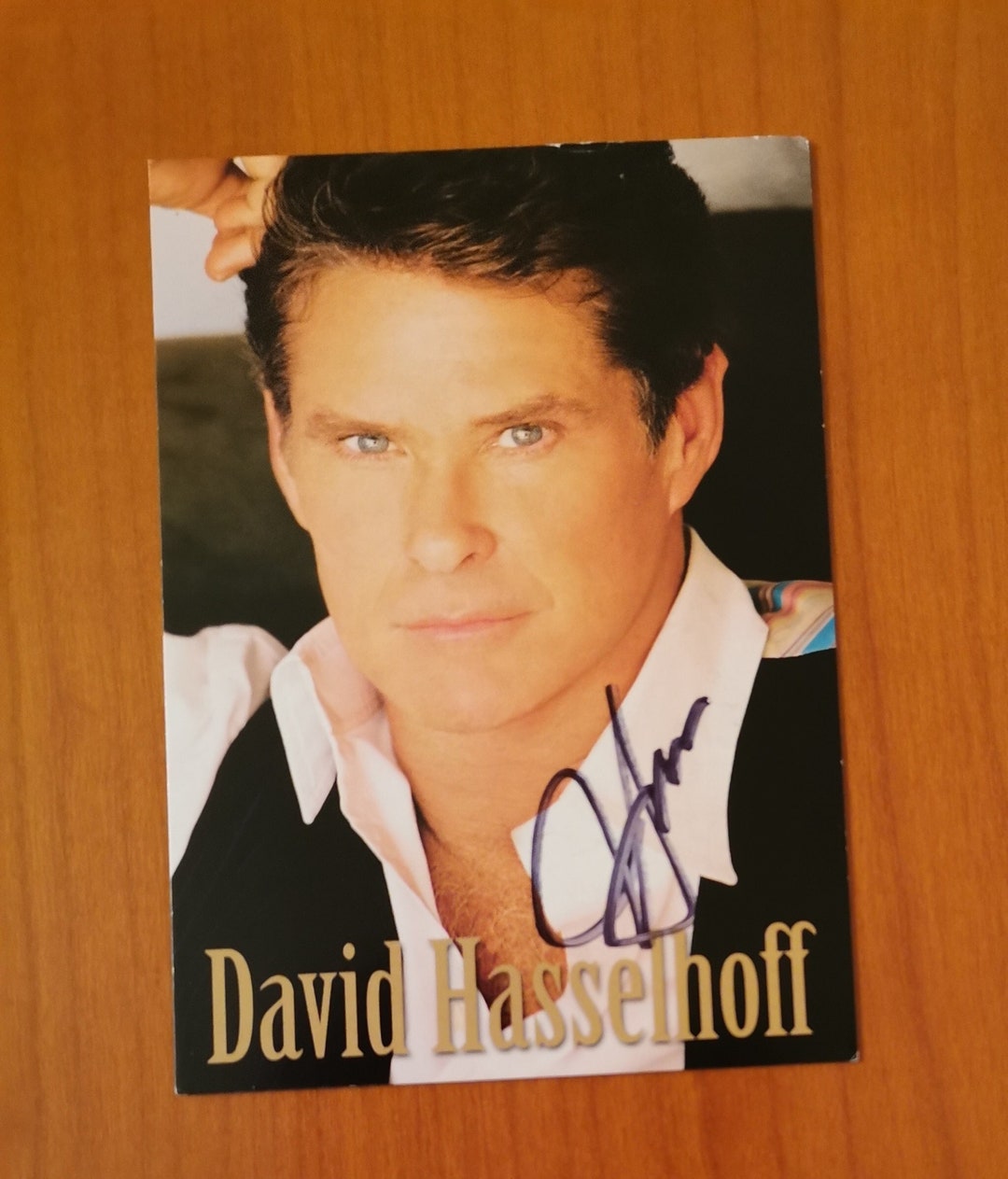 David Hasselhoff, Knight Rider, Signed Autographed Fotocard - Etsy.de