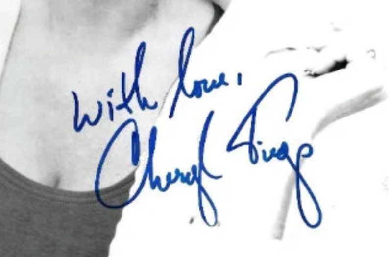 Cheryl Tiegs American Supermodel Signed Autograph Photo - Etsy