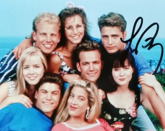 Beverly Hills, 90210 Cast Signed Photo X8 Jason Priestley, Jennie Garth ...