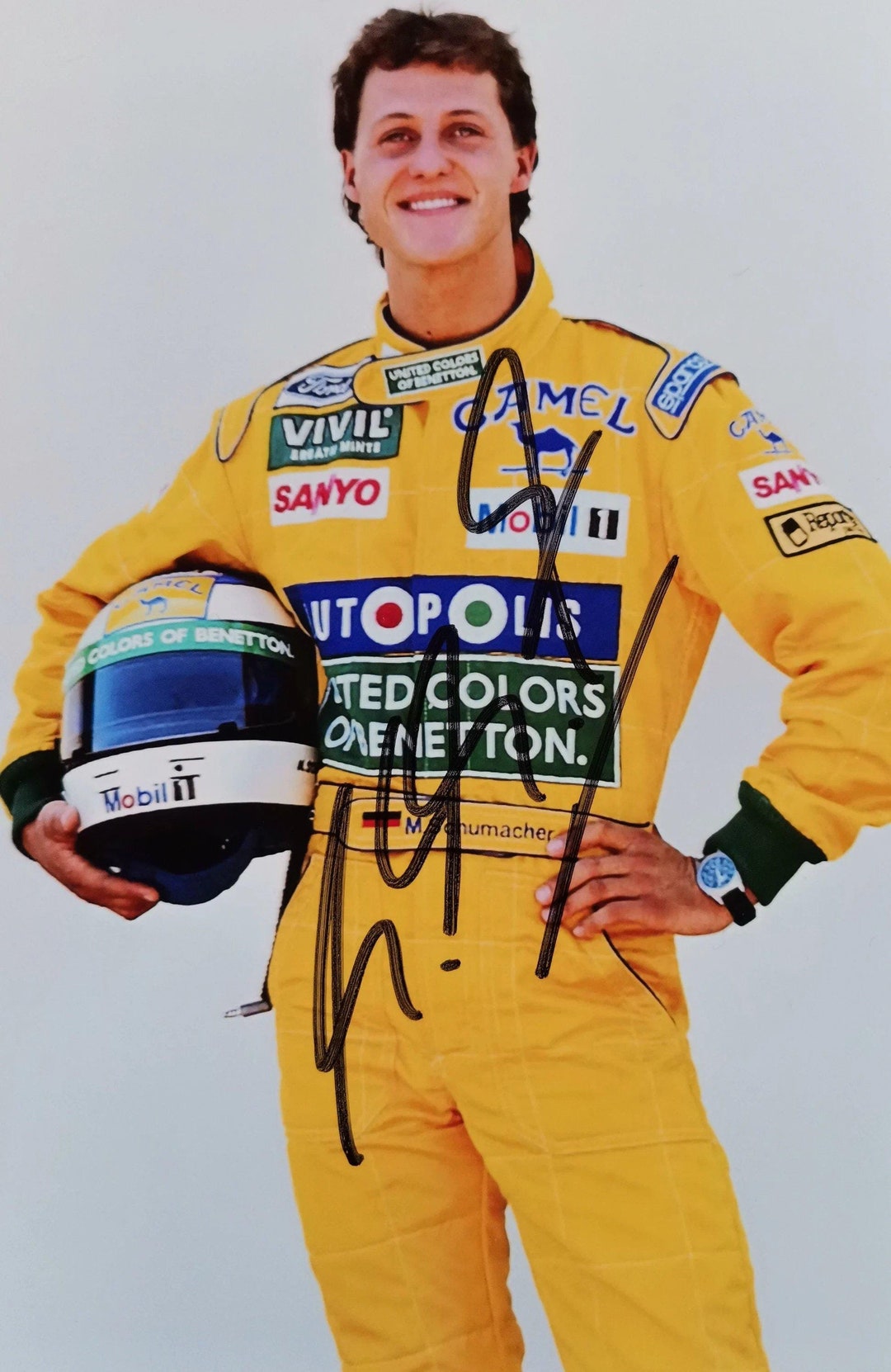 Michael Schumacher, Formula 1, Champion, Signed Autographed 6x4 Photo ...