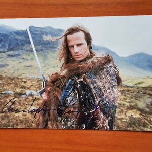 Highlander Christopher Lambert, Signed Autograph Photo - Etsy