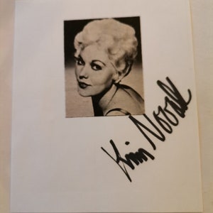 Kim Novak Signed Autographed Photo - Etsy