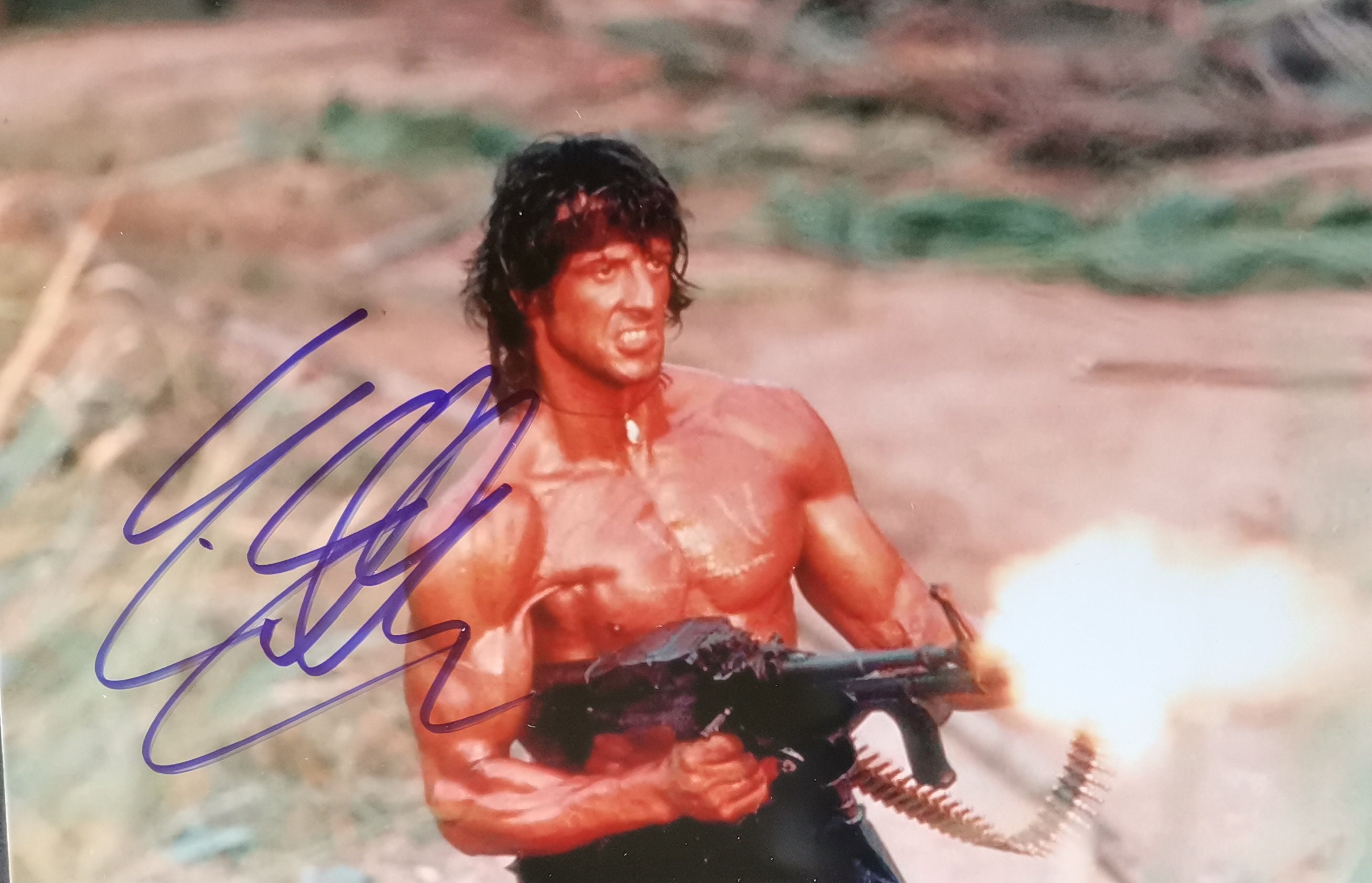 Rambo Sylvester Stallone Signed Autograph Photo - Etsy