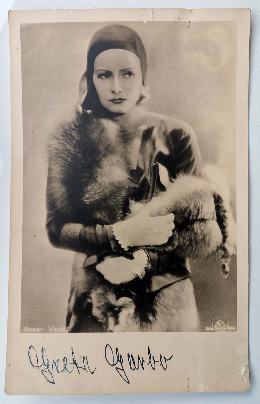 Greta Garbo 1905-1990, Anna Christie, Signed Autographed 6x4 Photo - Etsy