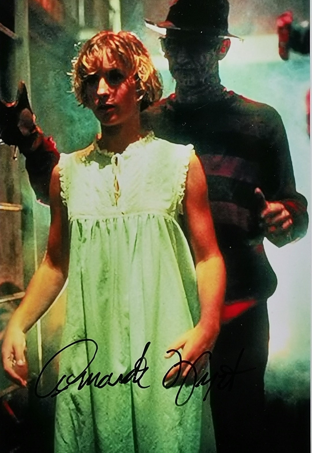 Amanda Wyss, as Tina Gray in A Nightmare on Elm Street 1984, Signed ...