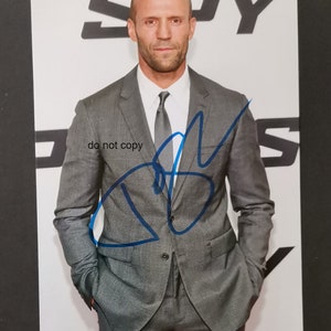 Jason Statham, Original Autograph, Signed Autograph Photo - Etsy