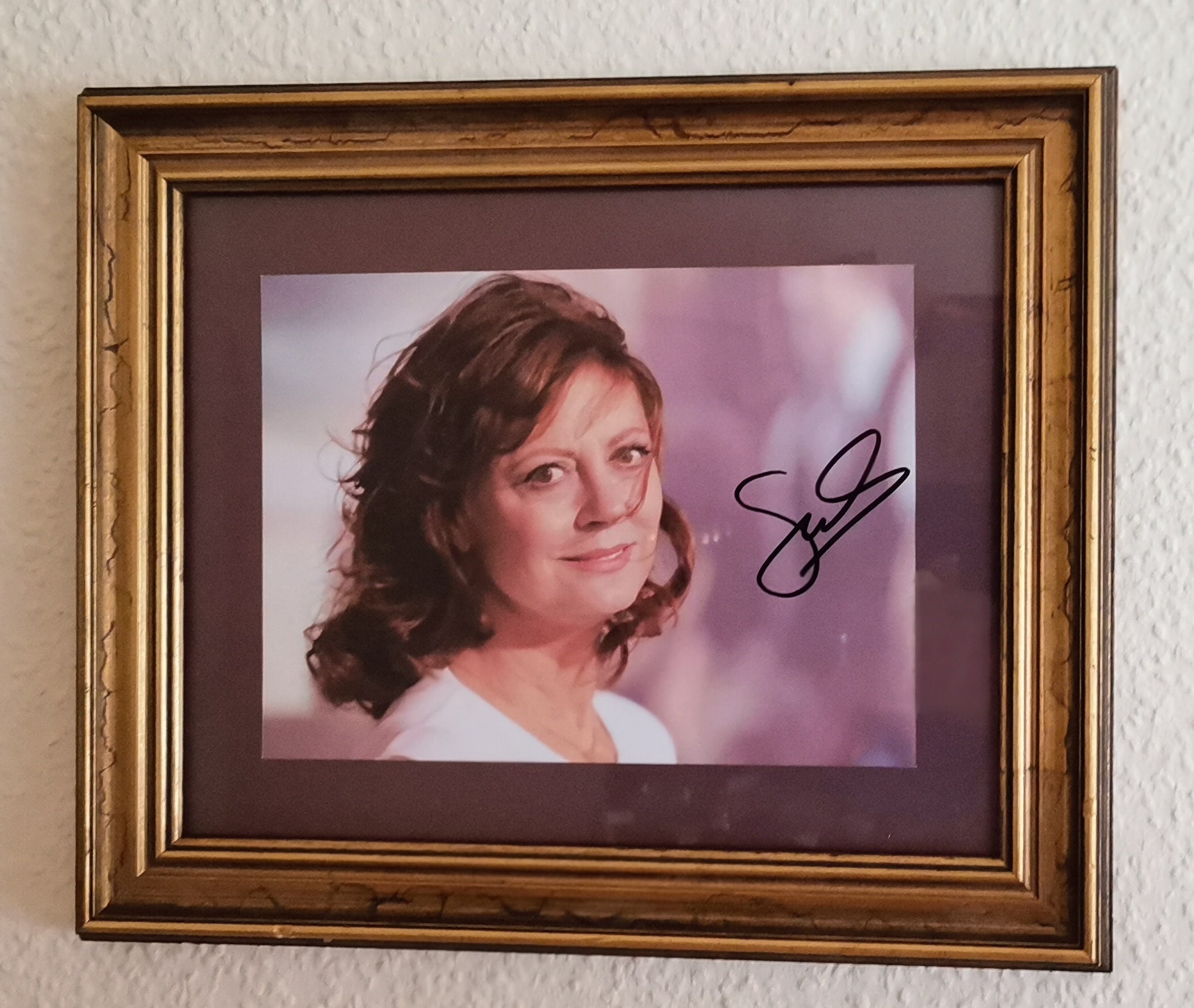 Susan Sarandon, Thelma & Louise Signed Autograph Photo, Framed 14x12x1 ...