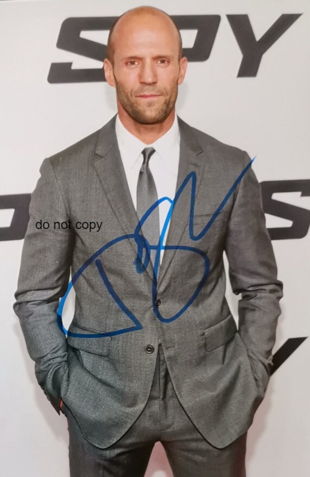 Jason Statham, Original Autograph, Signed Autograph Photo - Etsy