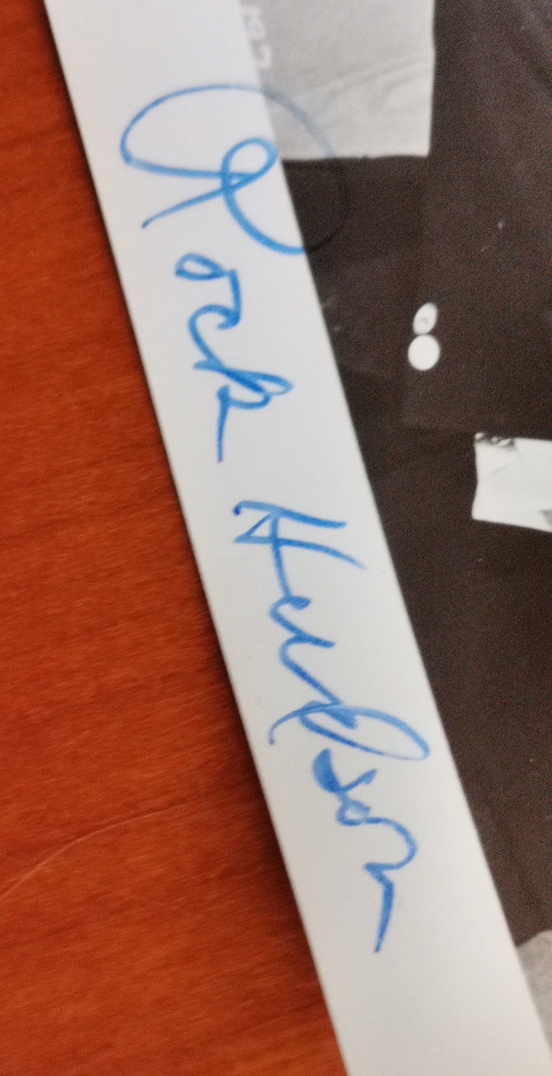 Rock Hudson Signed Autographed Photo - Etsy