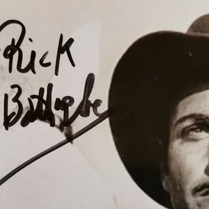 Rick Battaglia Western Movie Actor Signed Autograph Photo 6x4 - Etsy