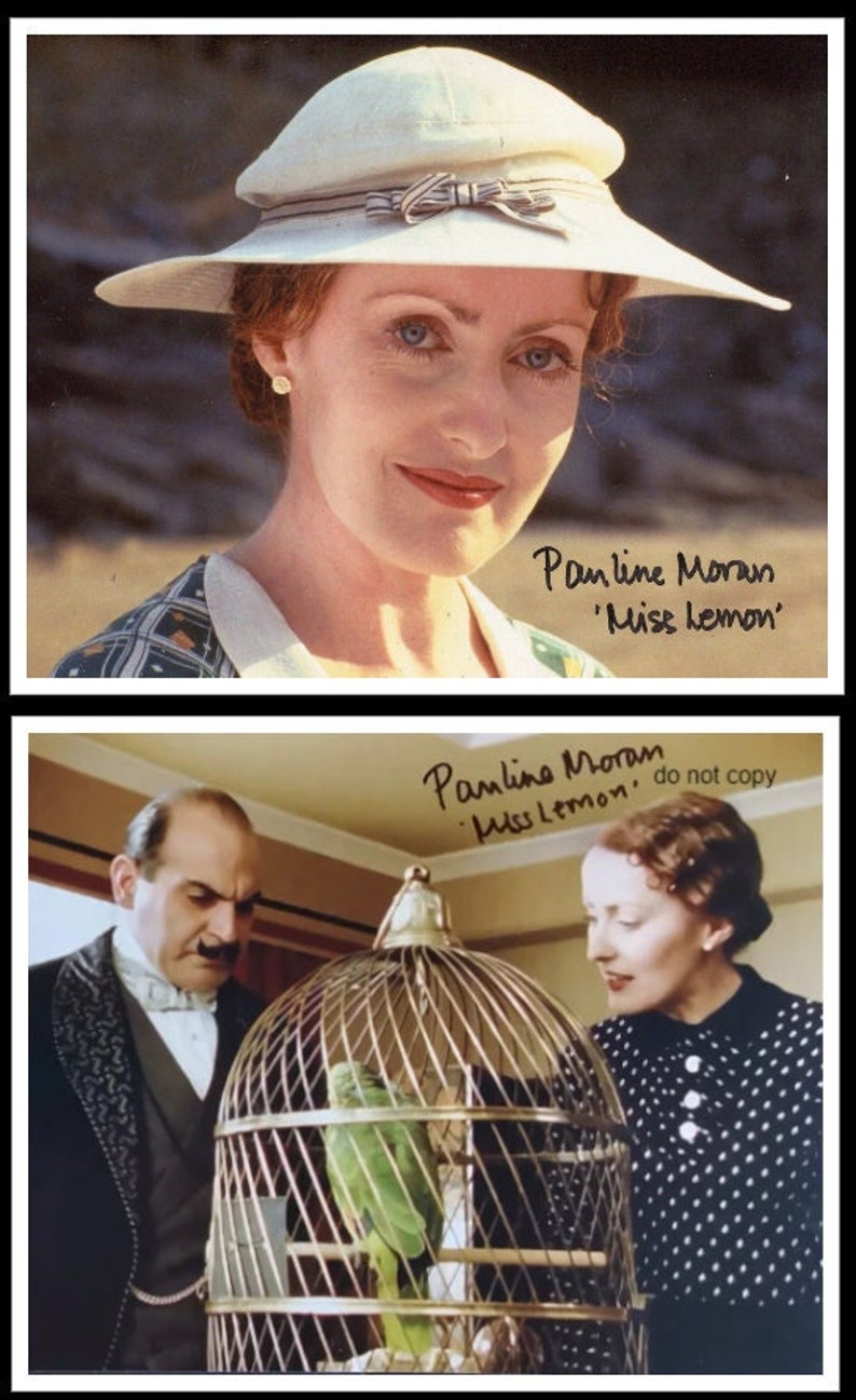 Pauline Moran Miss Lemon Poirot Signed Autograph Photo - Etsy