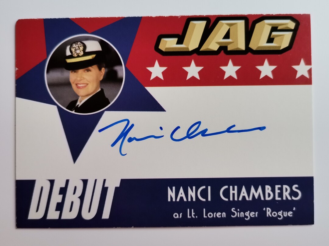 Nancy Chambers, David Andrews, Susan Haskell, Rex Linn Autograph Card ...