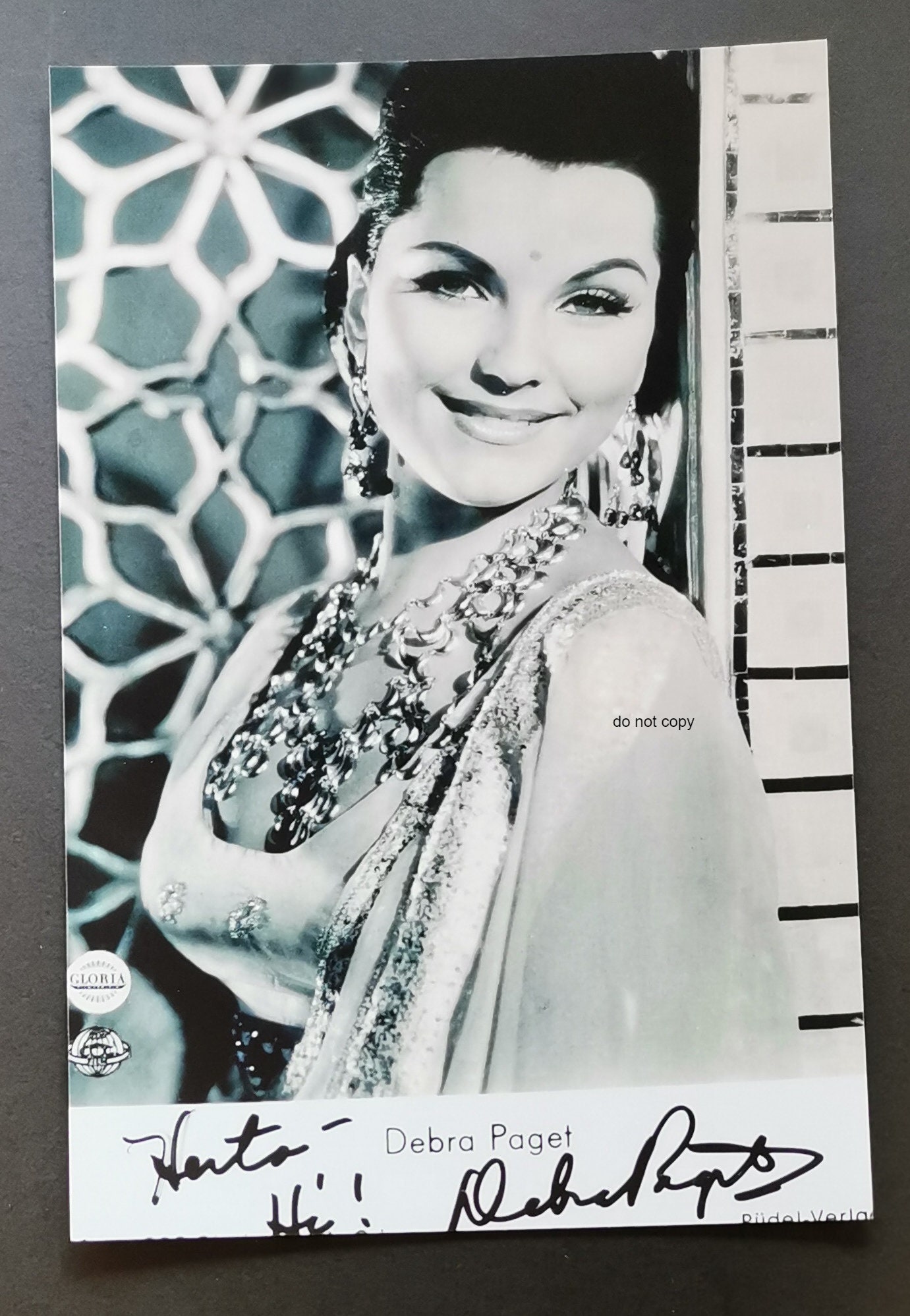 Debra Paget the Ten Commandments Reprint Autograph - Etsy