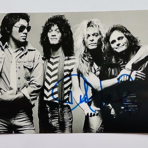 David Lee Roth, Van Halen, Signed Autograph Photo - Etsy