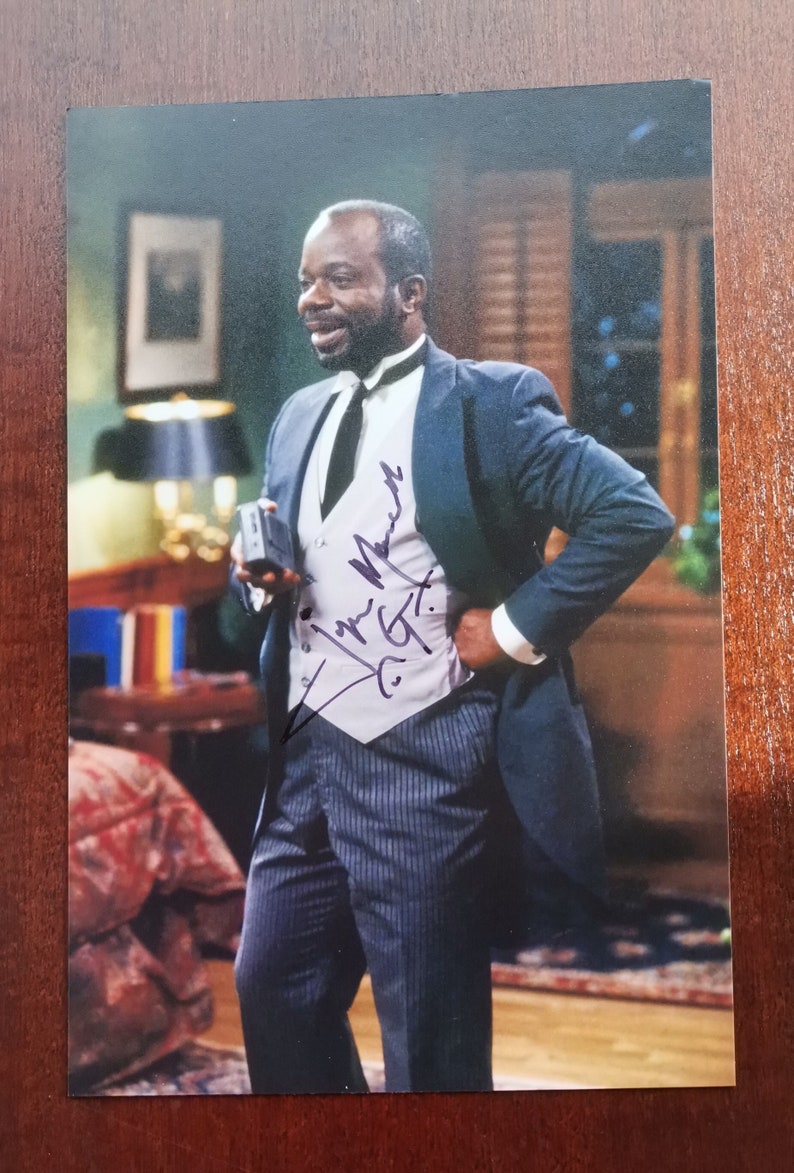 Joseph Marcell Signed Autograph Photo Fresh Prince of - Etsy