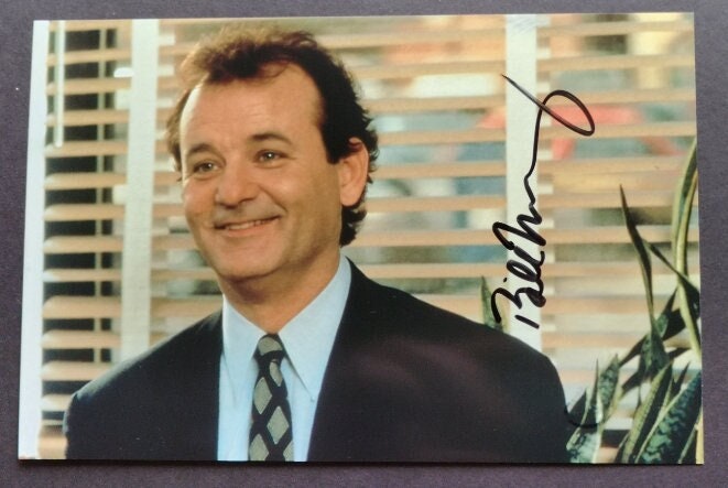 Bill Murray Signed Autograph Photo - Etsy