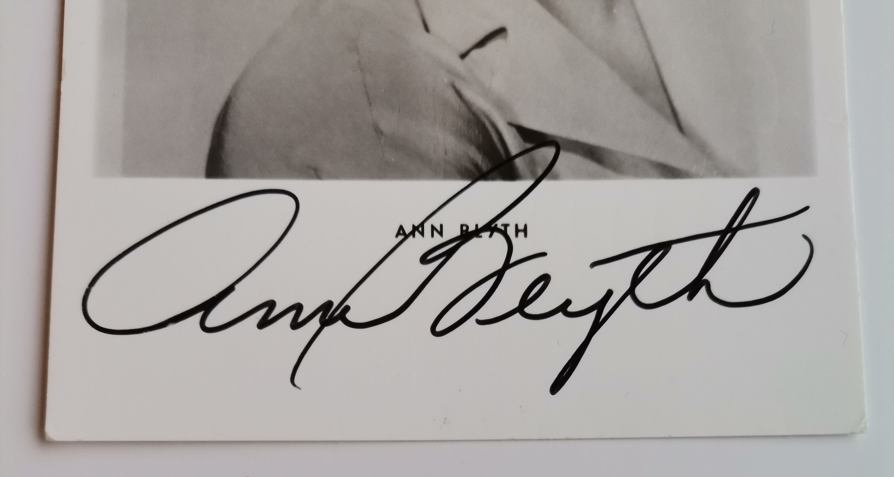 Ann Blyth, Signed Autographed 6x4 Photo Postcard - Etsy