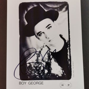 Boy George Signed Autographed 8X6 Photo - Etsy